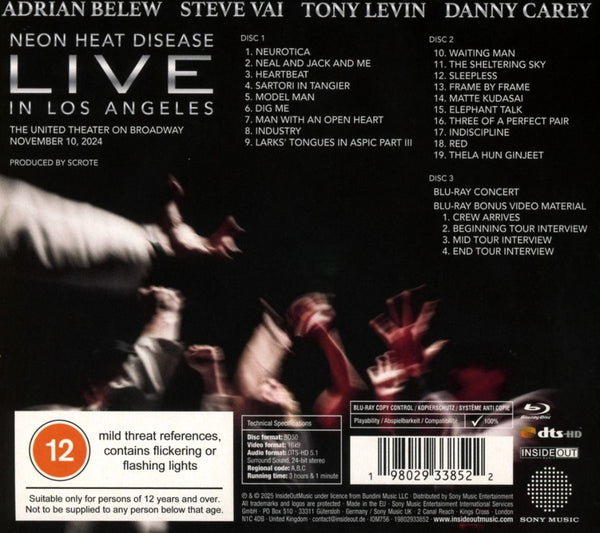 Beat Neon Heat Disease Live In Los Angeles CD+Blu-Ray