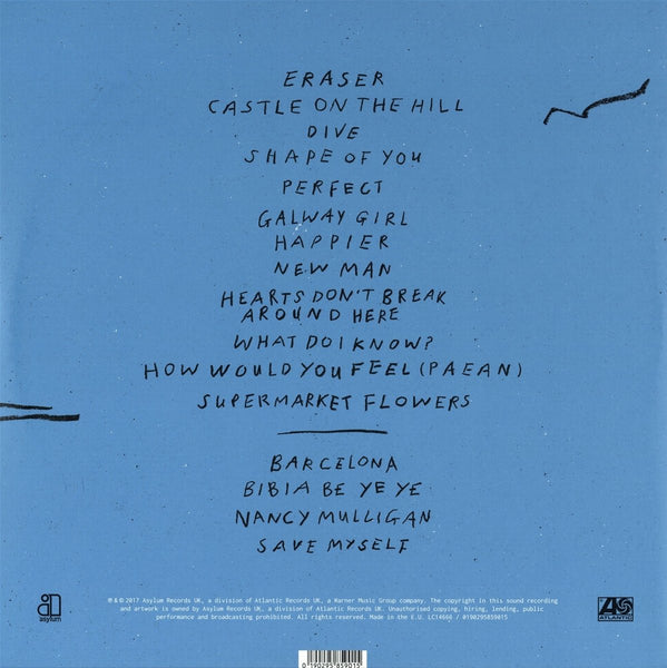 Ed Sheeran Divide Vinyl LP