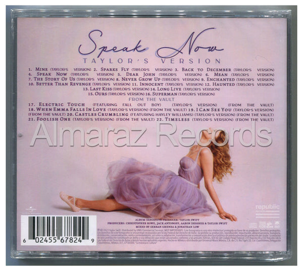 Taylor Swift Speak Now Taylor's Version 2CD