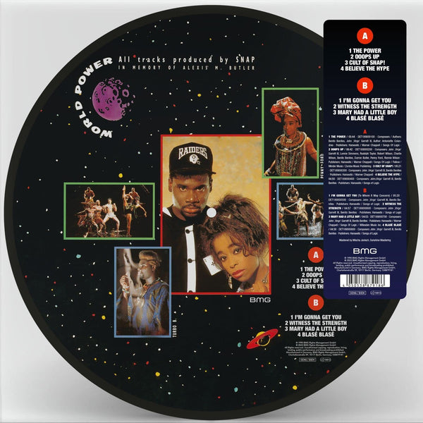 S.N.A.P. World Power Picture Disc Vinyl LP - SNAP