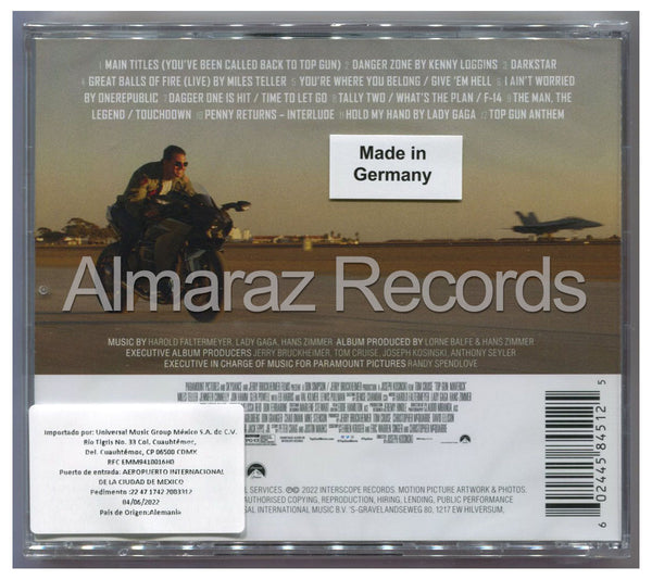 Top Gun Maverick Soundtrack CD [Importado]