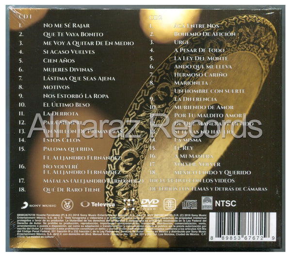 Vicente Fernandez Un Azteca En El Azteca 2CD+DVD